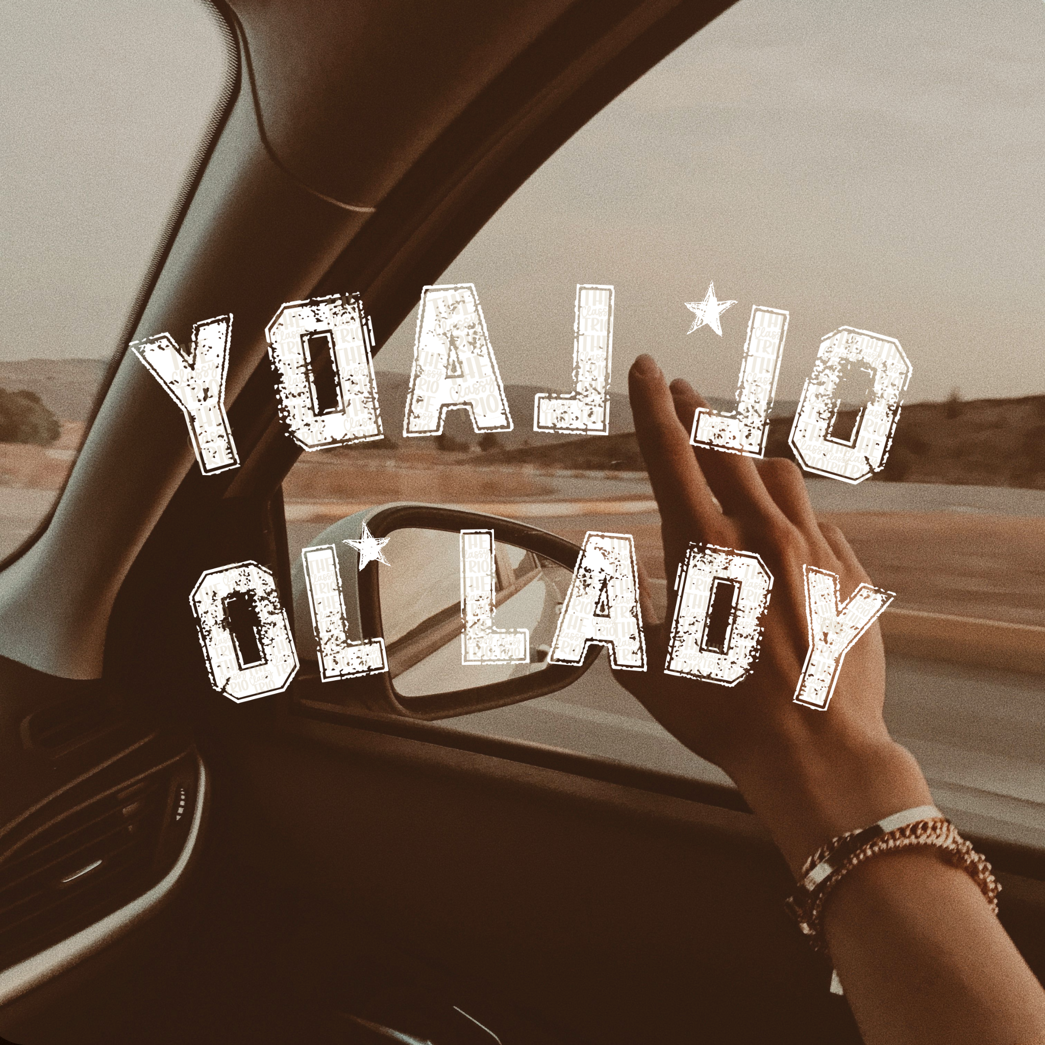 Ol’ Lady Distressed Drawing Digital Design | PNG Shirt Design | Origin ...